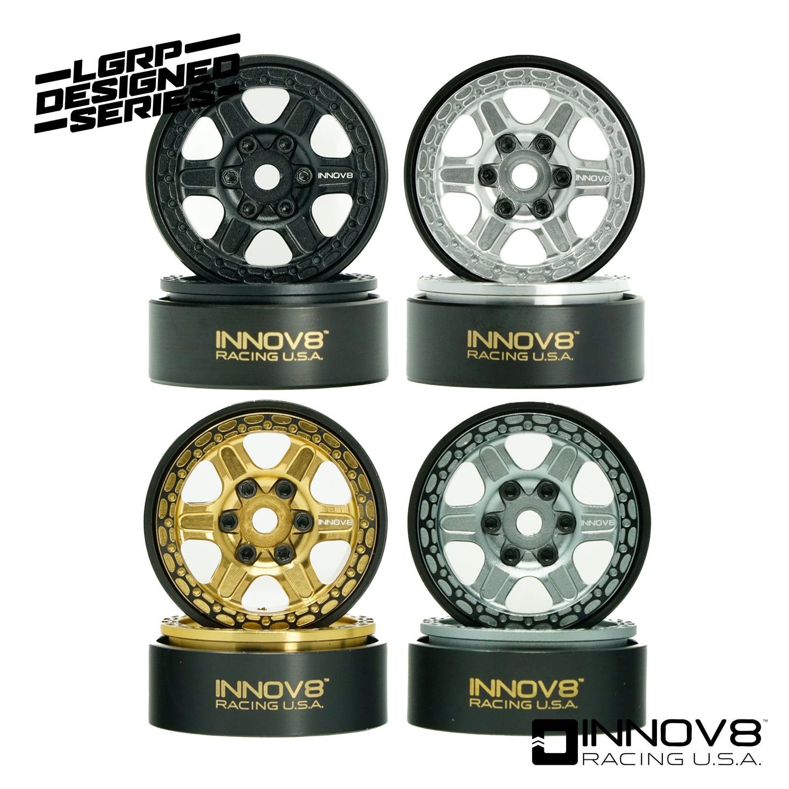 SCX24 Wheels | Lightweight & Durable | LGRP